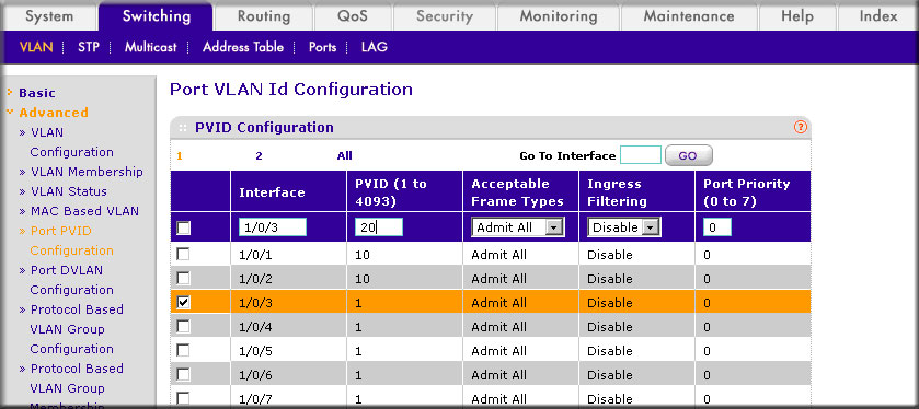 How Do I Create Two Vlans Using The Web Interface On My Managed Switch To Support Vlan Routing